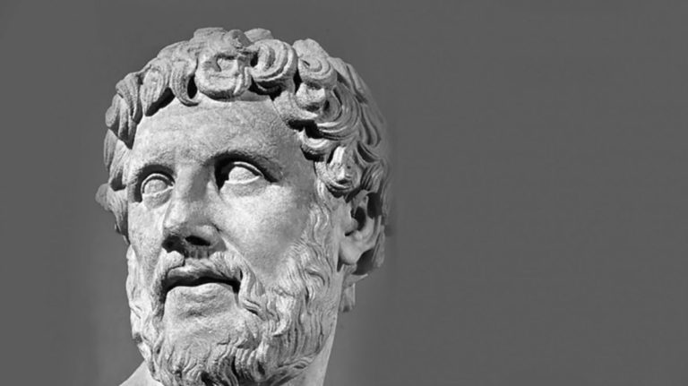 DEMÓCRITO DE ABDERA, FILÓSOFO GRIEGO, EL FUNDADOR DEL ATOMISMO